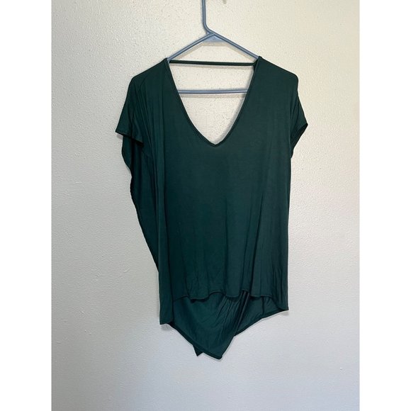 rae mode | Tops | Rae Mode Top Green Double V With Crossover Back Nwt ...